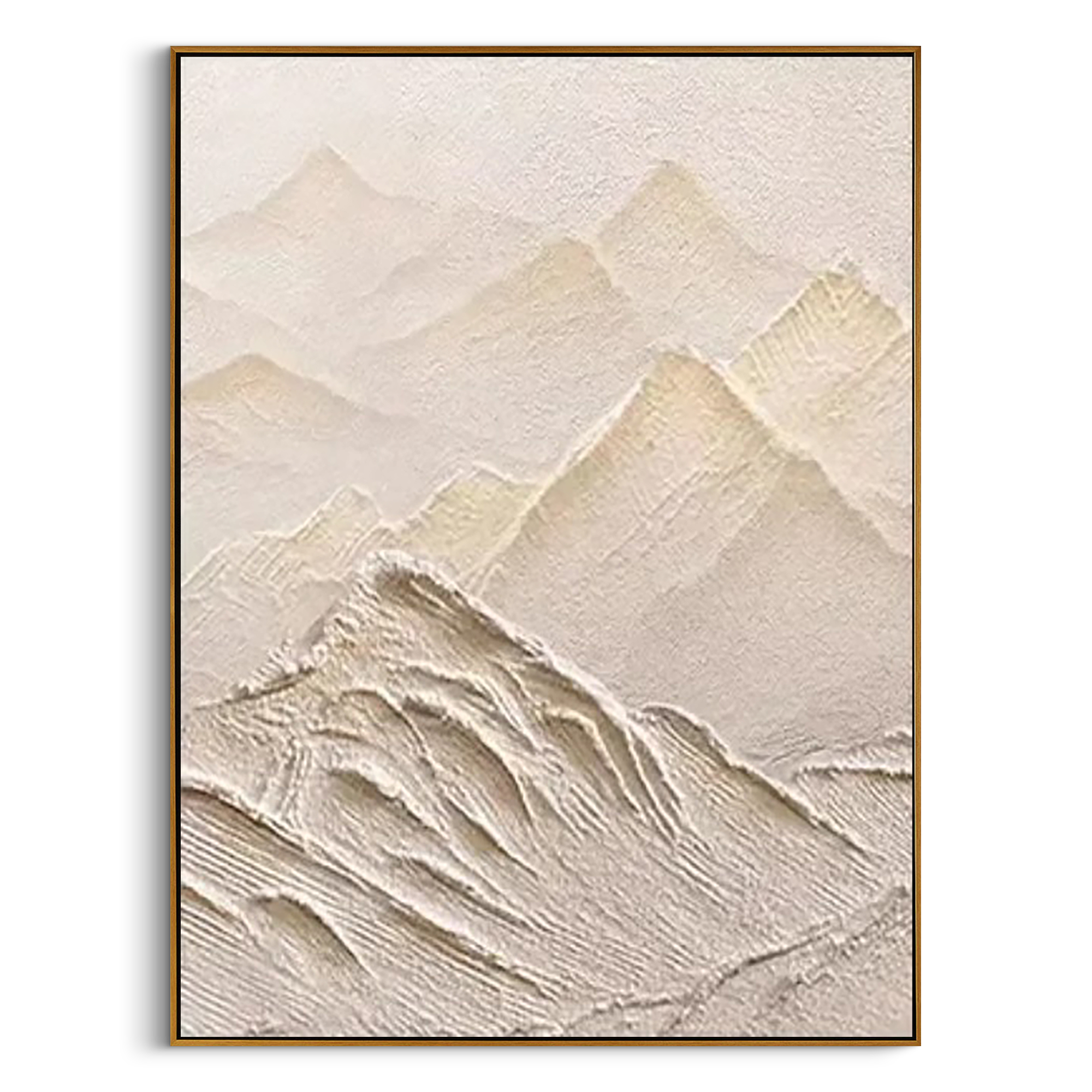 Hand-Made Plaster Art #PT 492 - Linear Path